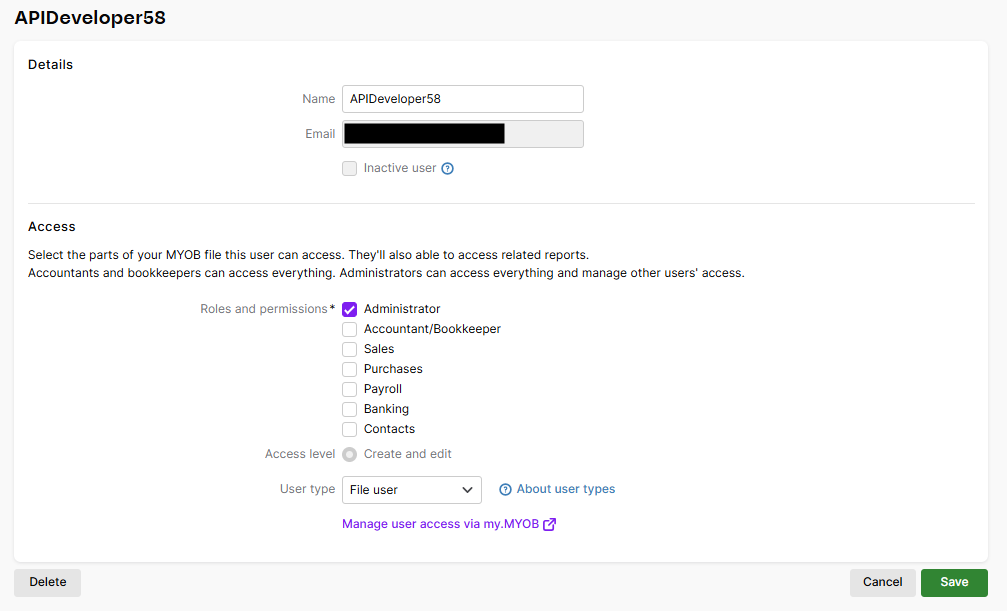 OAuth2.0 Authentication Now Requires Admin Access – Support for the MYOB family of SME product APIs